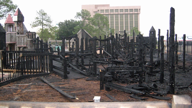 burned out playground | Accessible Playgrounds