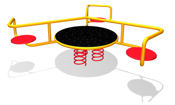 3 seat rocker | Accessible Playgrounds
